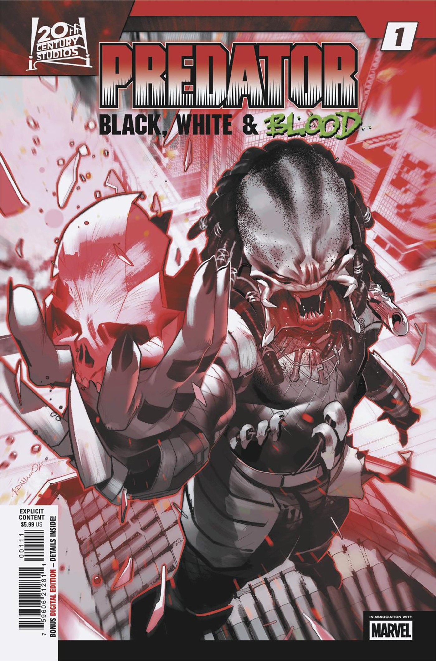 PREDATOR: BLACK, WHITE & BLOOD #1 – Retcon Comics